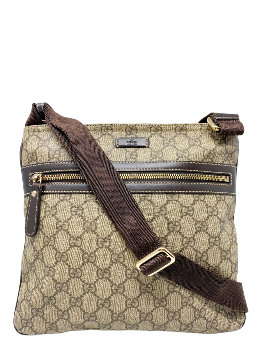 Bolso "GG Supreme Flat Messenger Bag"– BRONCEALANA