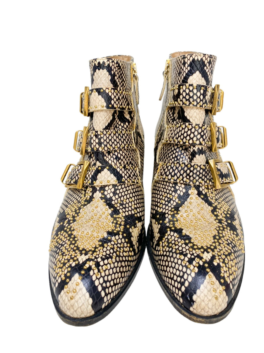 Botas "Leather Animal Print Boots"– BRONCEALANA