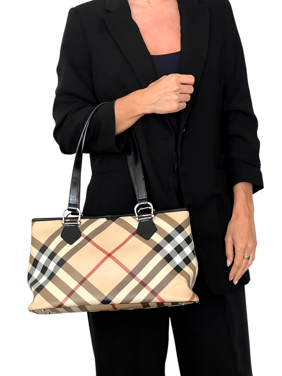 Bolso "Supernova Check Regent Tote Bag"– BRONCEALANA