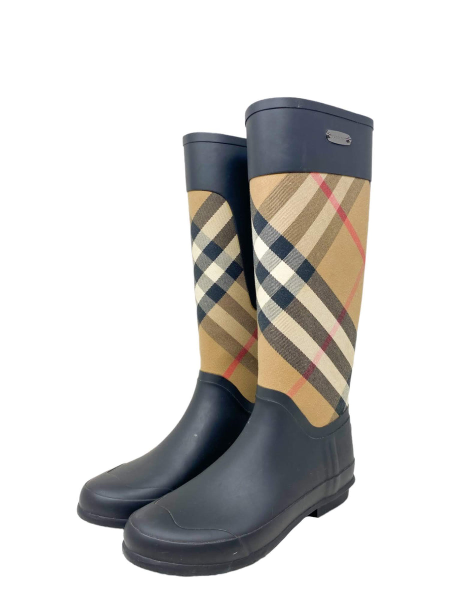 Botas "House Check Pattern Rubber Rain Boots"– BRONCEALANA